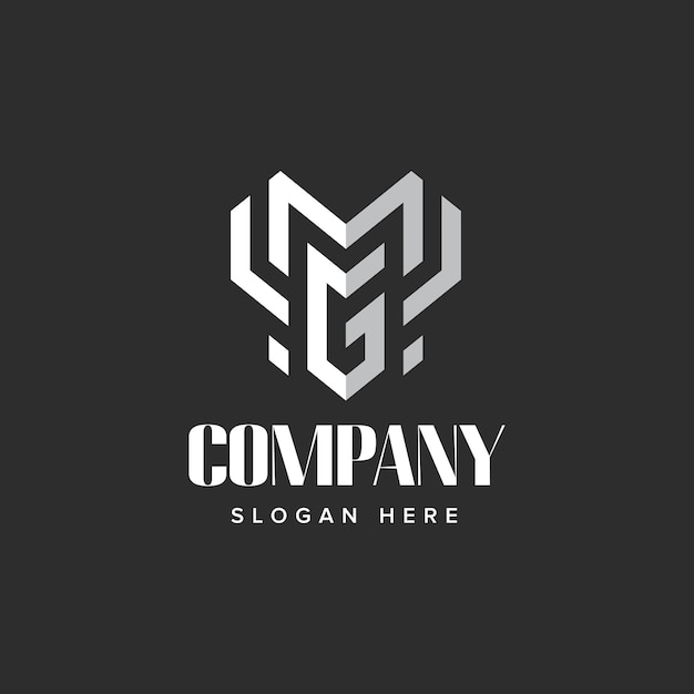 Sleek Monogram Logo with Bold Typographic Slogan | Jiffy Designs