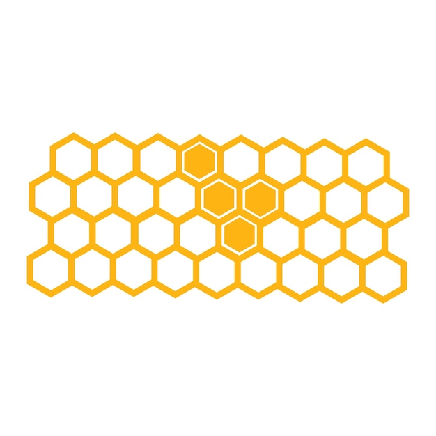 Vibrant Honeycomb Pattern with Intricate Hexagonal Cells | Jiffy Designs