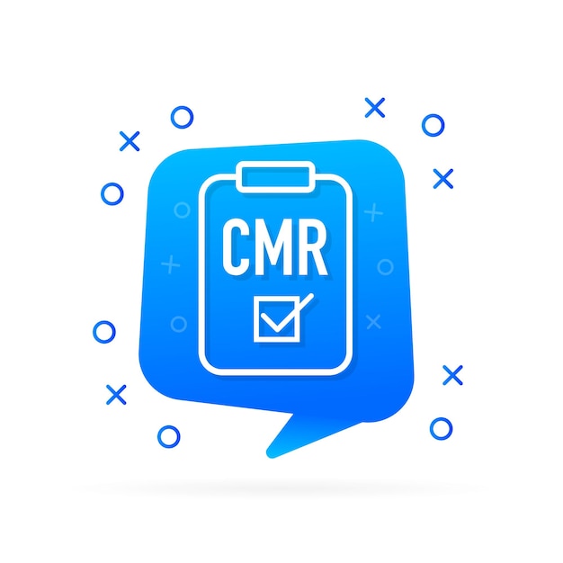 Vibrant Blue Clipboard Icon with CMR Checklist | Jiffy Designs