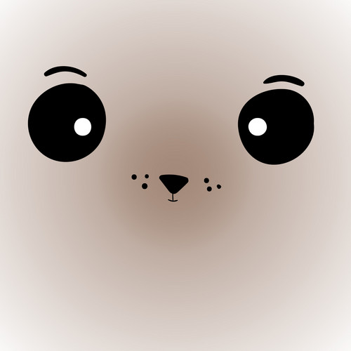 Cute Hand Drawn Cat Face | Jiffy Designs