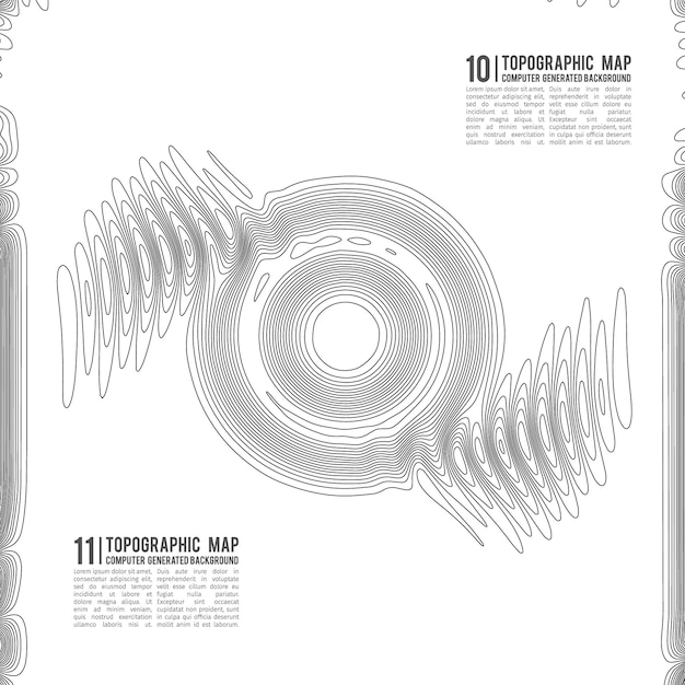 Minimalist Circular Infographic Map with Radial Lines | Jiffy Designs