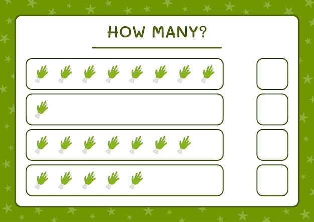 Engaging Handprint Counting Activity on Green Starry Background | Jiffy ...