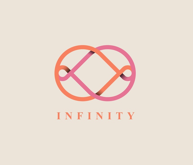 Vibrant Infinity Symbol with Overlapping Loops and Curves | Jiffy Designs