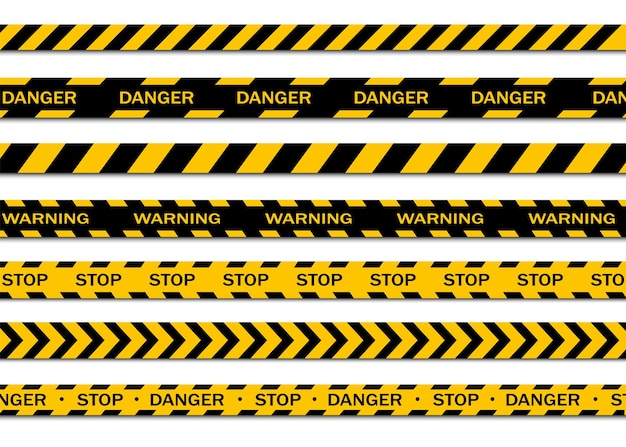 Striking Caution Tapes with Bold Danger and Stop Warnings | Jiffy Designs