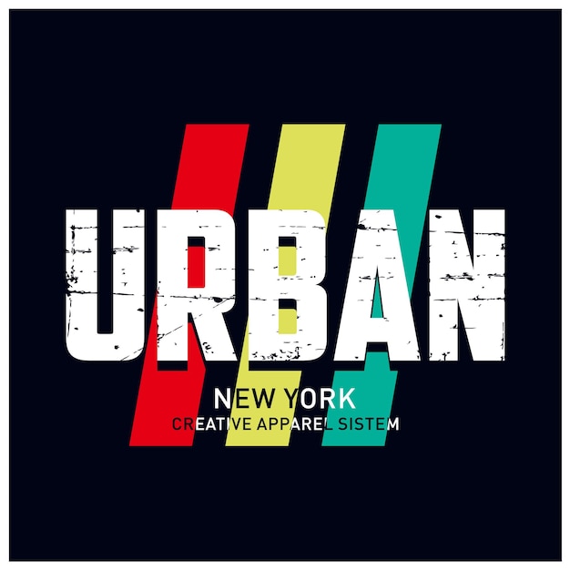 Vibrant Urban Cityscape Typography with Grunge Textures | Jiffy Designs