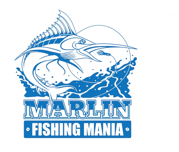 Marlin Fishing Mania: Majestic Deep-Sea Predator Leaps from Crashing ...