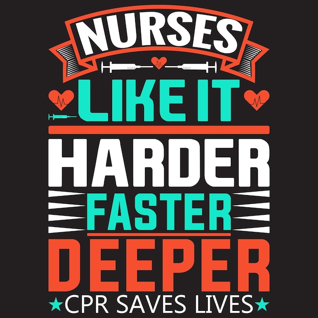 Inspiring Nurse Slogan with Bold Typography and Vibrant Colors | Jiffy ...