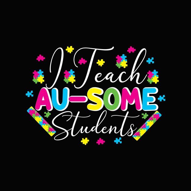 Vibrant Lettering Celebrating Awesome Students and Teachers | Jiffy Designs