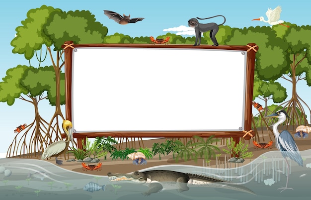 Vibrant Tropical Forest Frame with Wildlife | Jiffy Designs