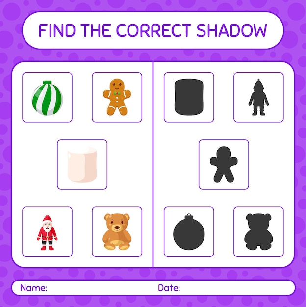 Charming Holiday-Themed Shadow Matching Game | Jiffy Designs