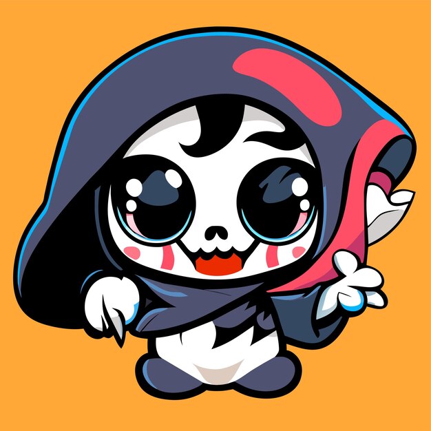 Adorable Grim Reaper Chibi Character | Jiffy Designs