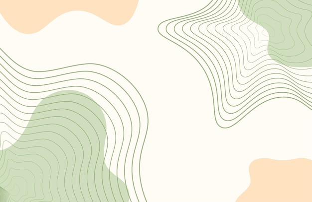Serene Topographic Landscape with Undulating Contour Lines | Jiffy Designs