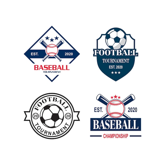 Vintage-Inspired Sports Logos and Emblems Collection | Jiffy Designs