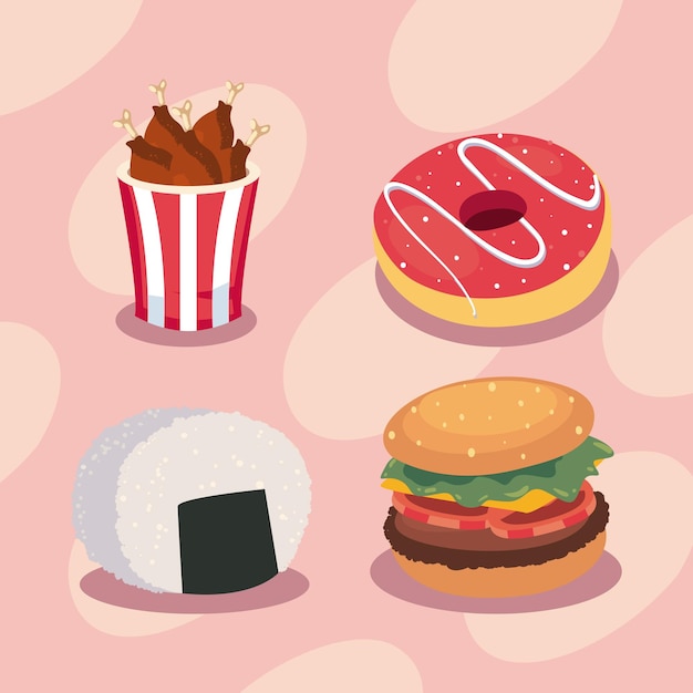 Delightful Assortment of Iconic Fast Food Favorites | Jiffy Designs