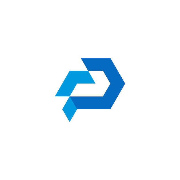Sleek and Modern Abstract Blue Arrow Logo Design | Jiffy Designs