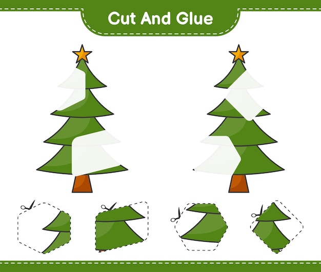 Festive Christmas Tree Cut-and-Glue Craft Collection | Jiffy Designs