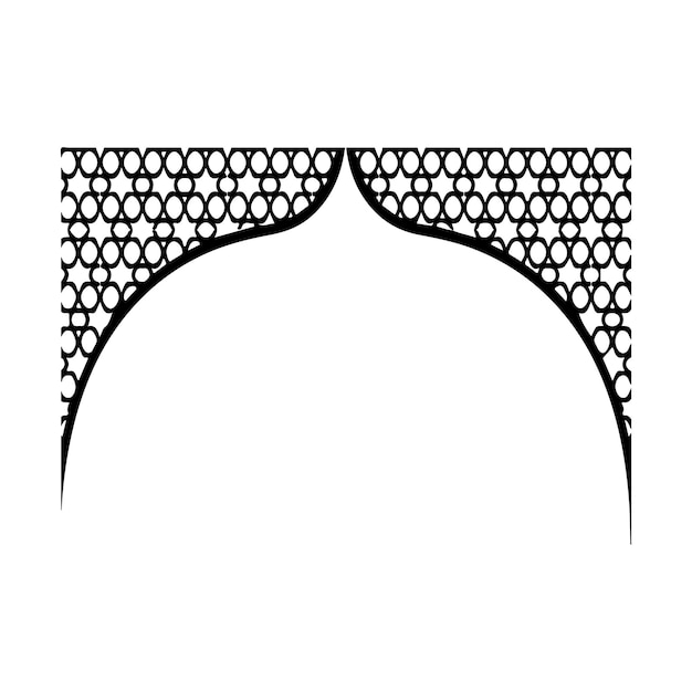 Intricate Geometric Arches in Striking Monochrome Symmetry | Jiffy Designs