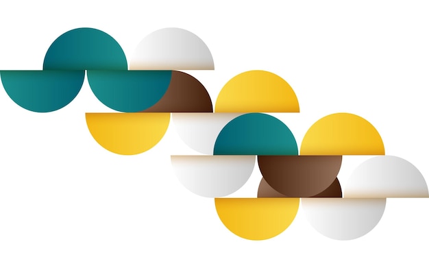 Vibrant Geometric Shapes in Earthy Tones | Jiffy Designs