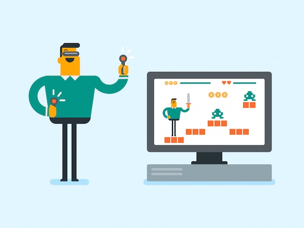 Vibrant Workplace Illustration with Productivity Tools | Jiffy Designs