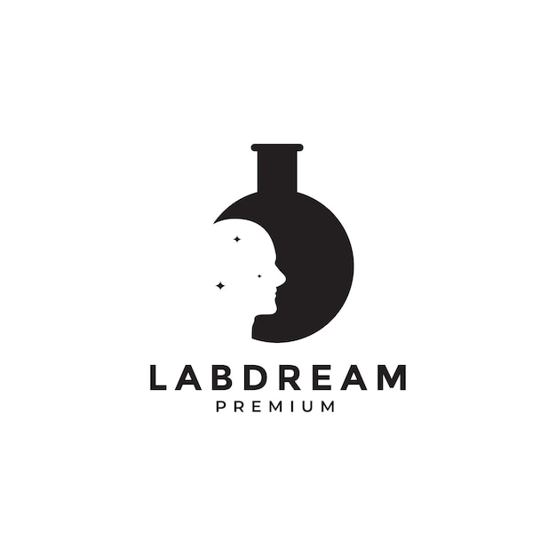 Minimalist Labdream Premium Logo with Silhouette Design | Jiffy Designs