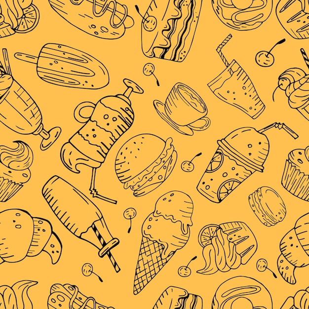 Delectable Dessert Delight: A Whimsical Confectionery Collage | Jiffy ...