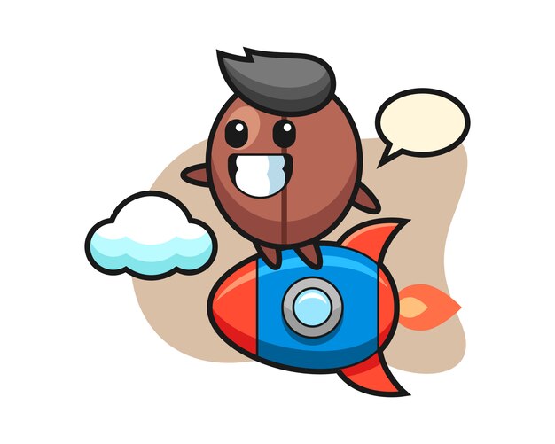 Adorable Cartoon Character Riding a Rocket Ship | Jiffy Designs