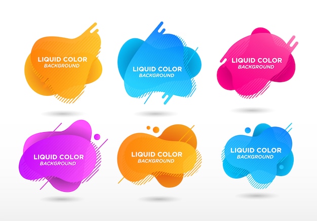 Vibrant Liquid Color Splash Backgrounds with Bold Shapes | Jiffy Designs