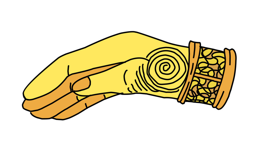 The Golden Hand. Jamie's Hand Prosthesis. Element From Game Of Thrones ...