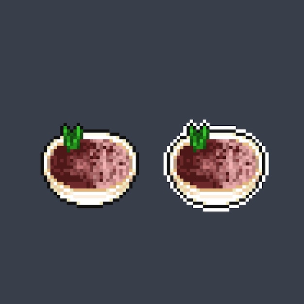 Delightful Pixel Art Dishes with Fresh Garnishes | Jiffy Designs