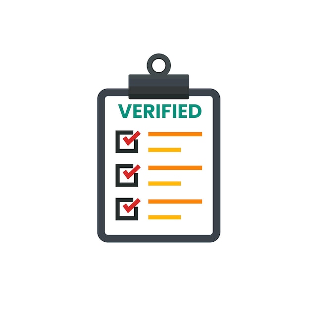 Verified Checklist Icon with Completed Tasks | Jiffy Designs