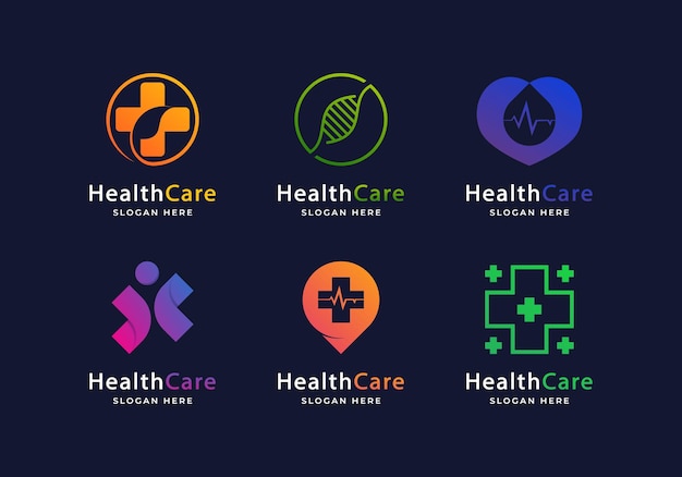 Vibrant Healthcare Symbols with Stylized Medical Iconography | Jiffy ...