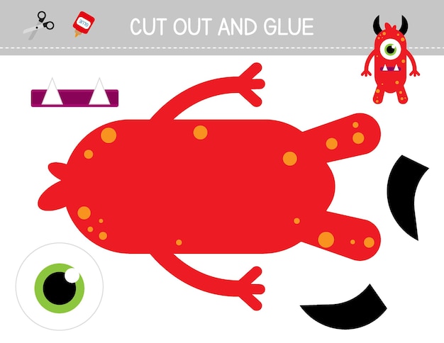 Vibrant Red Monster Craft Kit for Fun and Creativity | Jiffy Designs