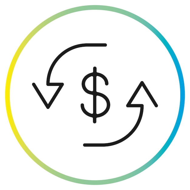 Colorful Circular Symbols Representing Financial Transactions | Jiffy ...