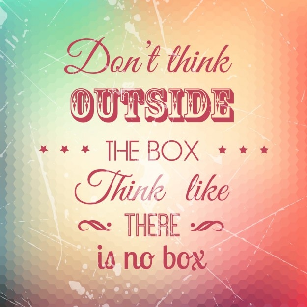 Inspirational Quote Graphic with Typography and Geometric Background ...