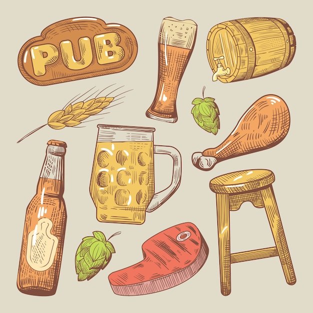 Lively Pub Imagery with Craft Beer and Rustic Accents | Jiffy Designs