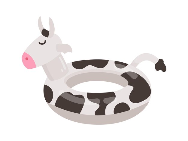 Charming Cow-Shaped Inflatable Pool Float | Jiffy Designs