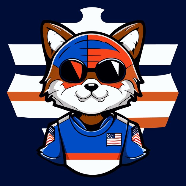 Patriotic Paw-some Pilot Pup: A Heroic Mascot Design | Jiffy Designs