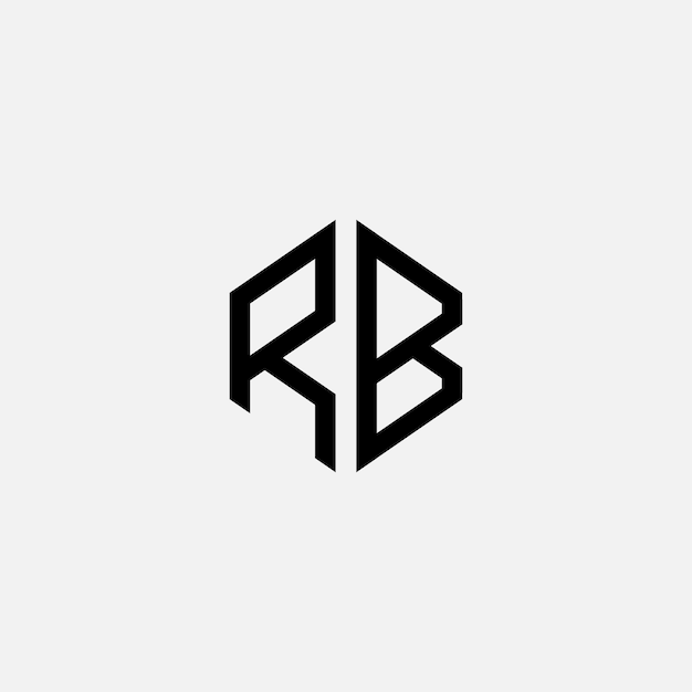 Striking Monogram with Interlocking Geometric Shapes | Jiffy Designs