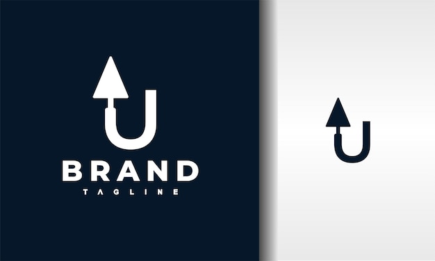 Sleek Upward Pointing Arrow Brand Logotype in Minimalist Style | Jiffy ...