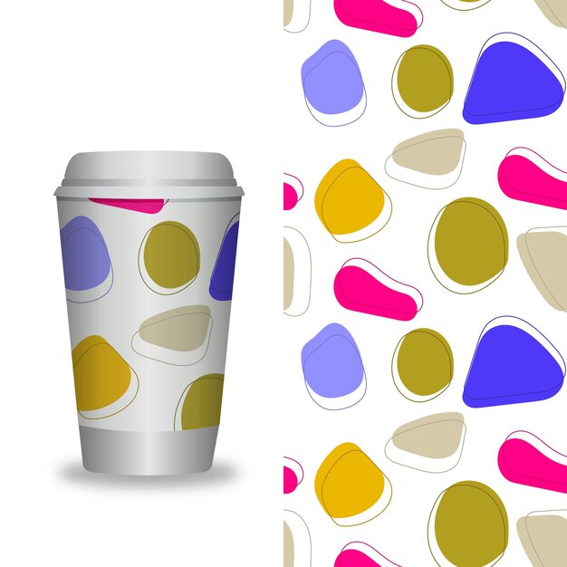 Vibrant Pebble-Inspired Takeaway Cup Design | Jiffy Designs