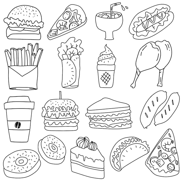 Delectable Doodles: A Feast of Whimsical Food Illustrations | Jiffy Designs