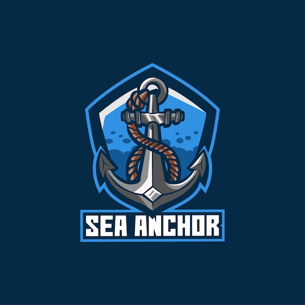 Nautical Emblem with Iconic Anchor and Rope Design | Jiffy Designs