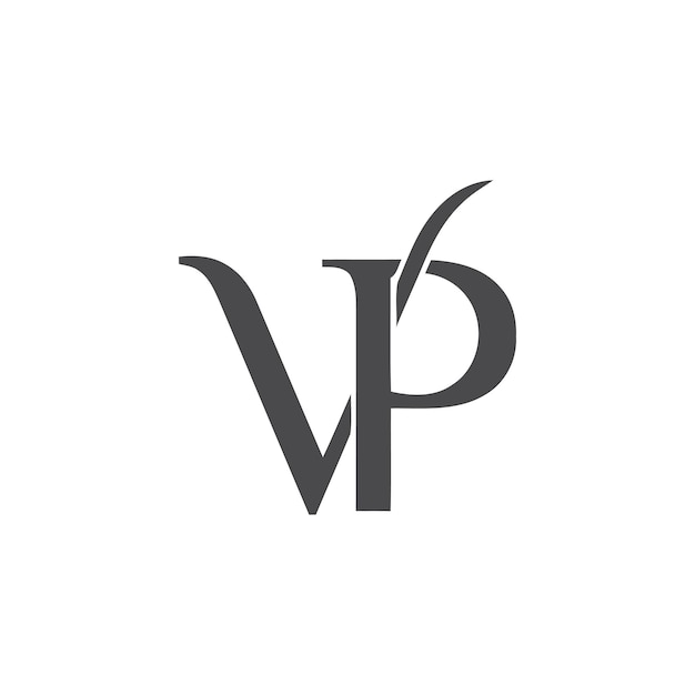 Elegant and Versatile VP Monogram Design | Jiffy Designs
