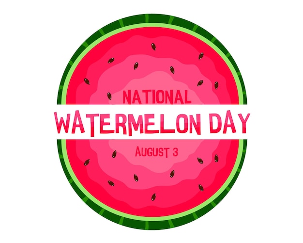 Vibrant Watermelon Slice Celebrates National Watermelon Day | Jiffy Designs