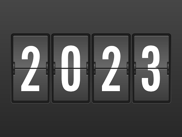 Countdown to the New Year 2023 with Flip Clock | Jiffy Designs