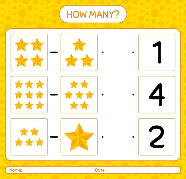 Counting Stars: An Engaging Math Activity for Young Learners | Jiffy ...