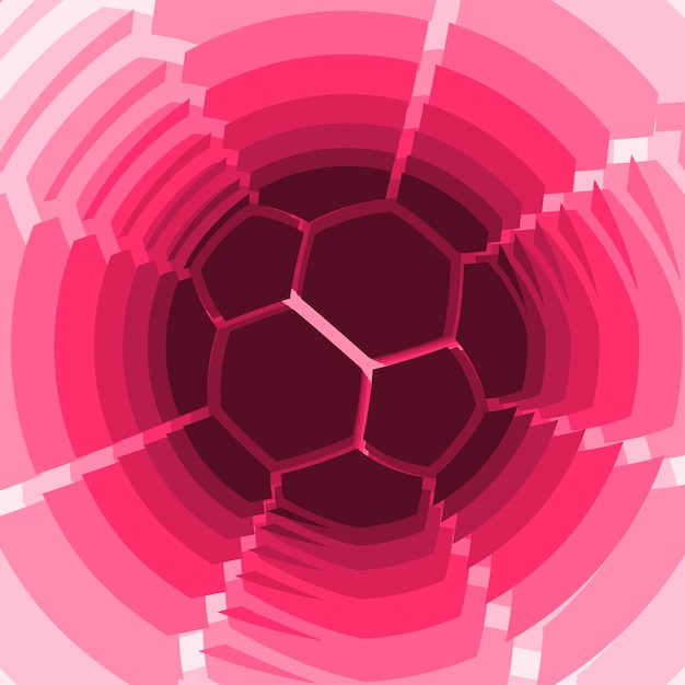 Vibrant Hexagon Vortex: A Captivating Geometric Design | Jiffy Designs