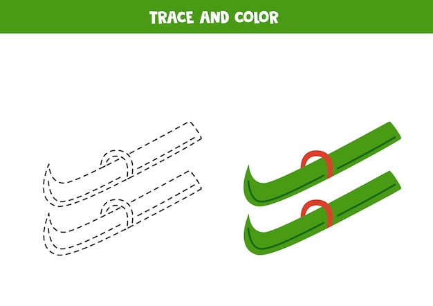 Vibrant Green Shapes for Tracing and Coloring | Jiffy Designs