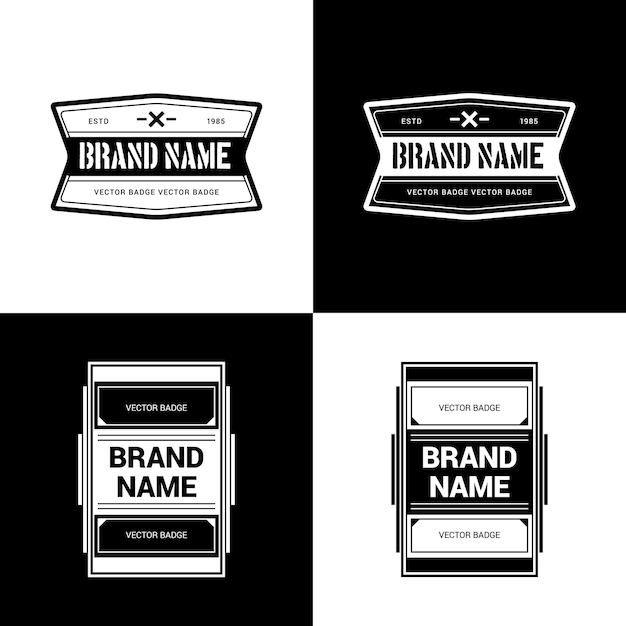 Classic Retro Brand Logo with Vintage Typography | Jiffy Designs