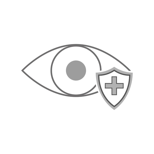 Vigilant Eye with Medical Shield Icon | Jiffy Designs